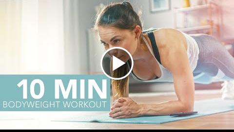 10 Minute HOME WORKOUT (FAST Total Body Routine!) – BodybuildingBest.net